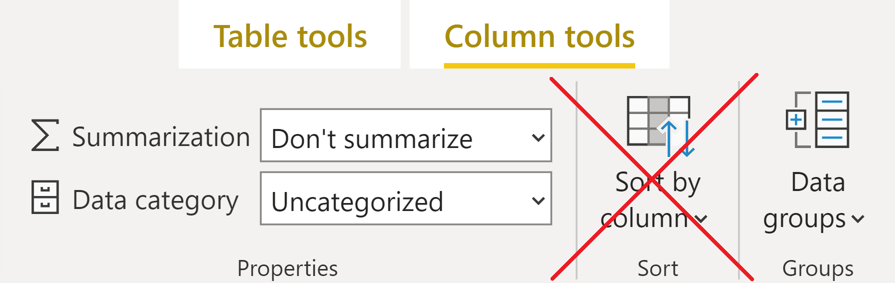 Built in Column Sort Order In Power BI XXL BI